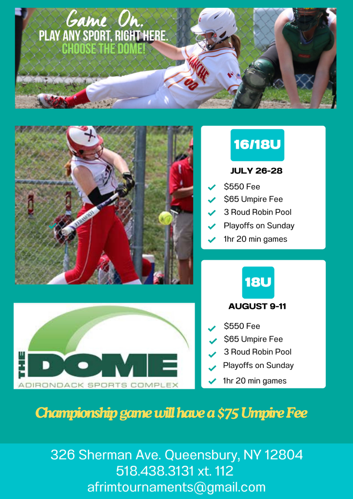 Summer Softball Tournaments – Afrim's Sports