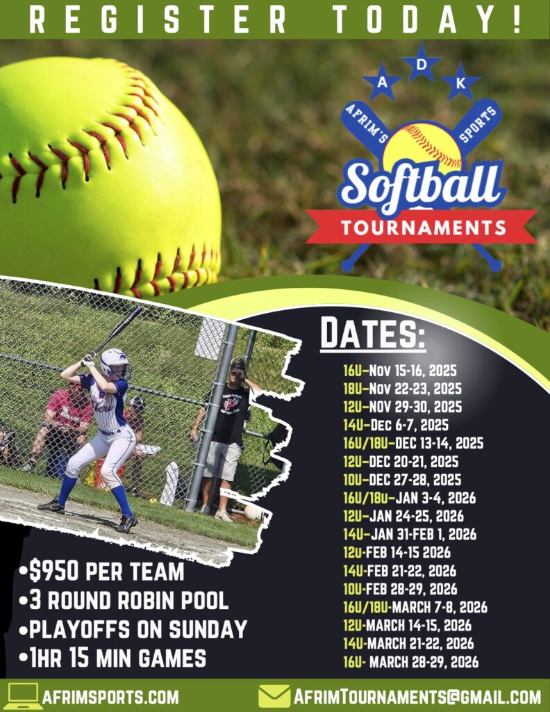 Winter Softball Tournaments – Afrim's Sports